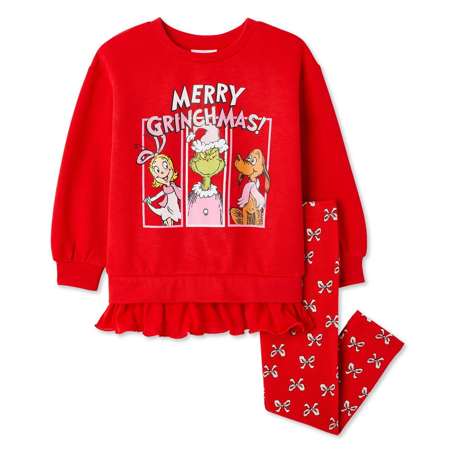 Click here for The Grinch Toddler Girls Popover 2-Piece Set 2t prices