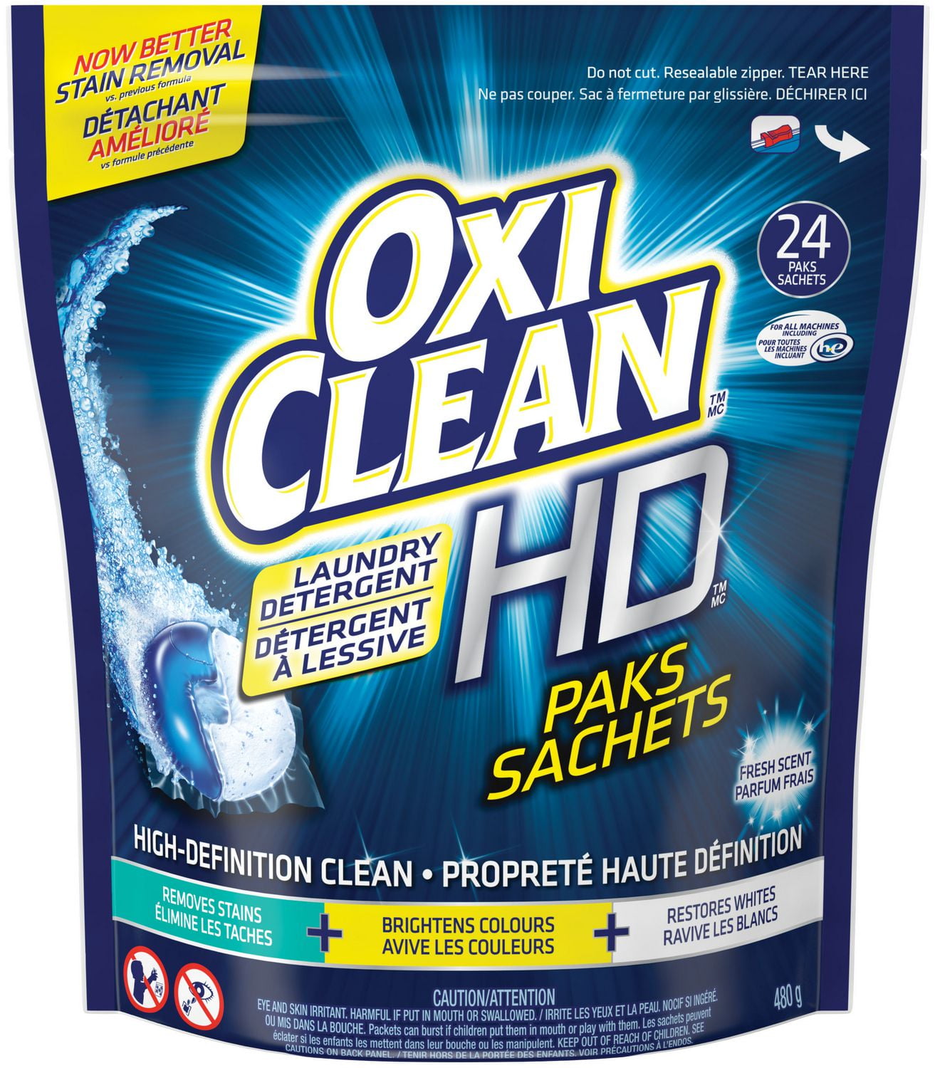 OxiClean™ HD™ Fresh Scent Laundry Detergent Packs | Walmart Canada