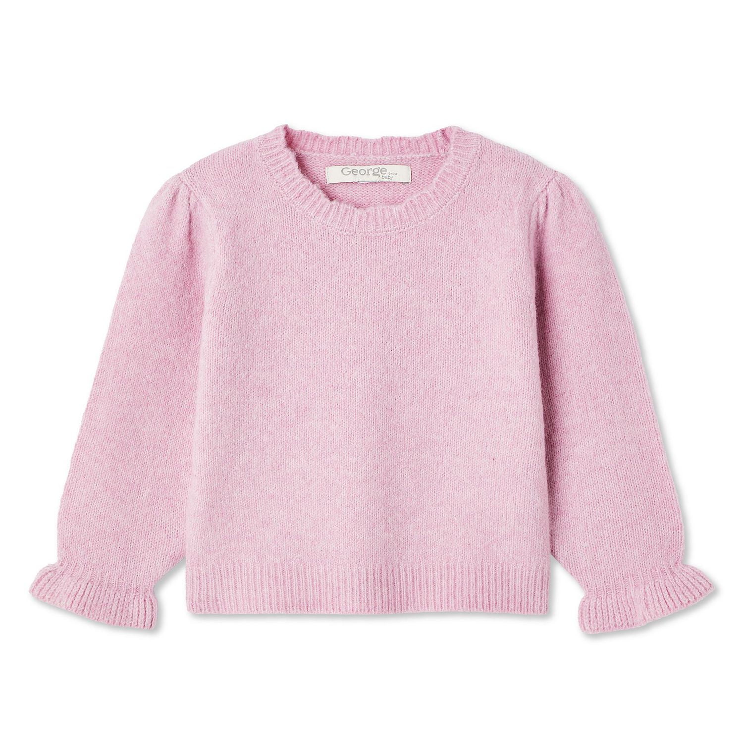 Click here for George Baby Girls Ruffle Cuff Sweater 3-6 Months prices