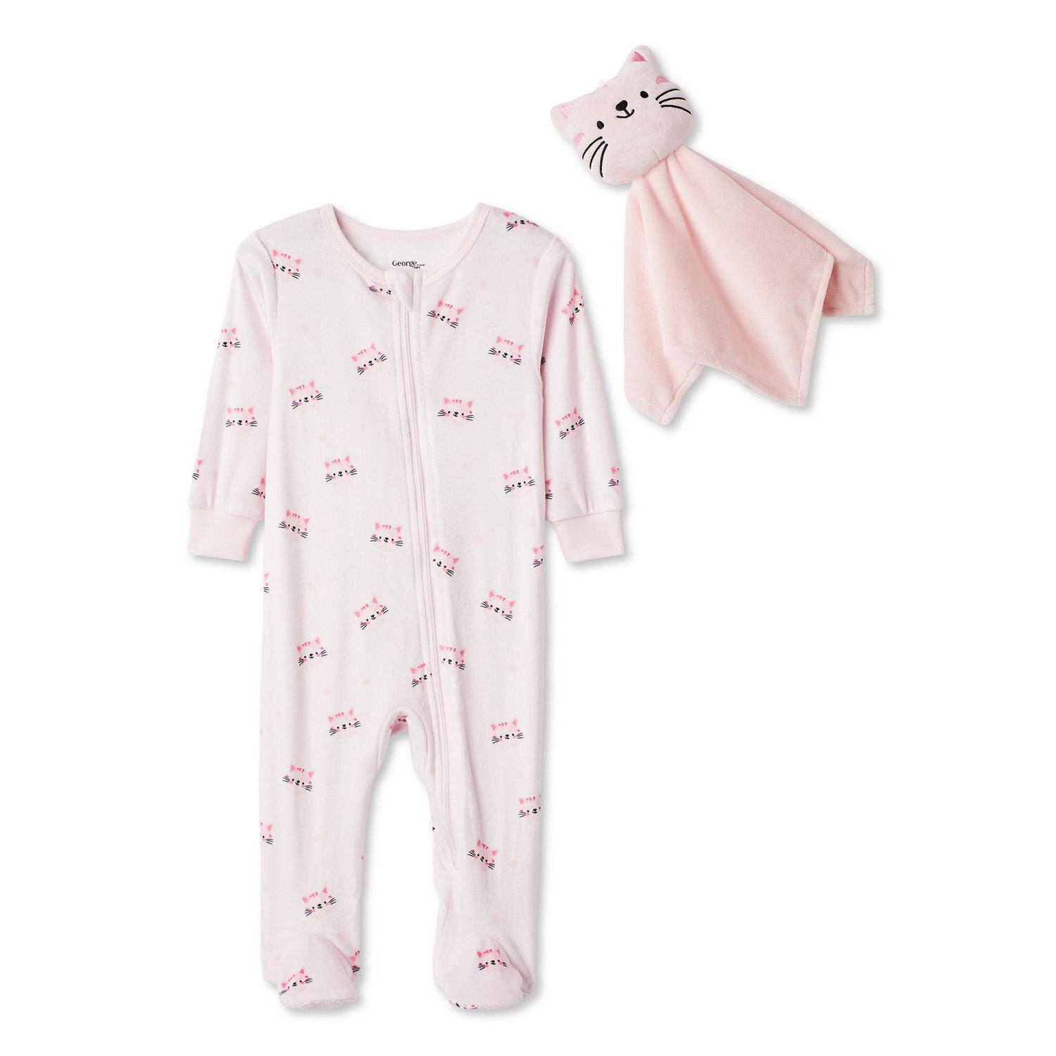 Click here for George Baby Girls Sleeper 2-Piece Set 0-3 Months prices