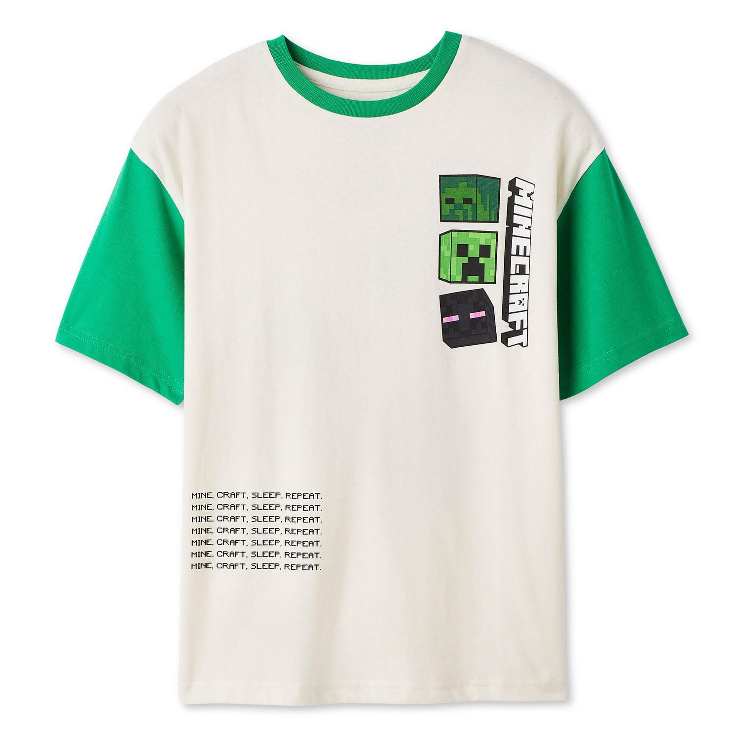 Click here for Minecraft Boys Colour Blocking Tee M prices