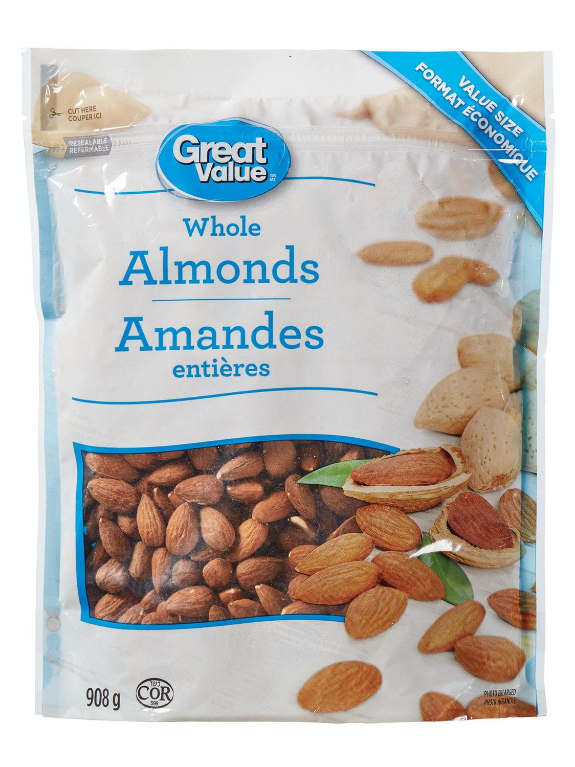 Great Value Whole Almonds | Walmart Canada