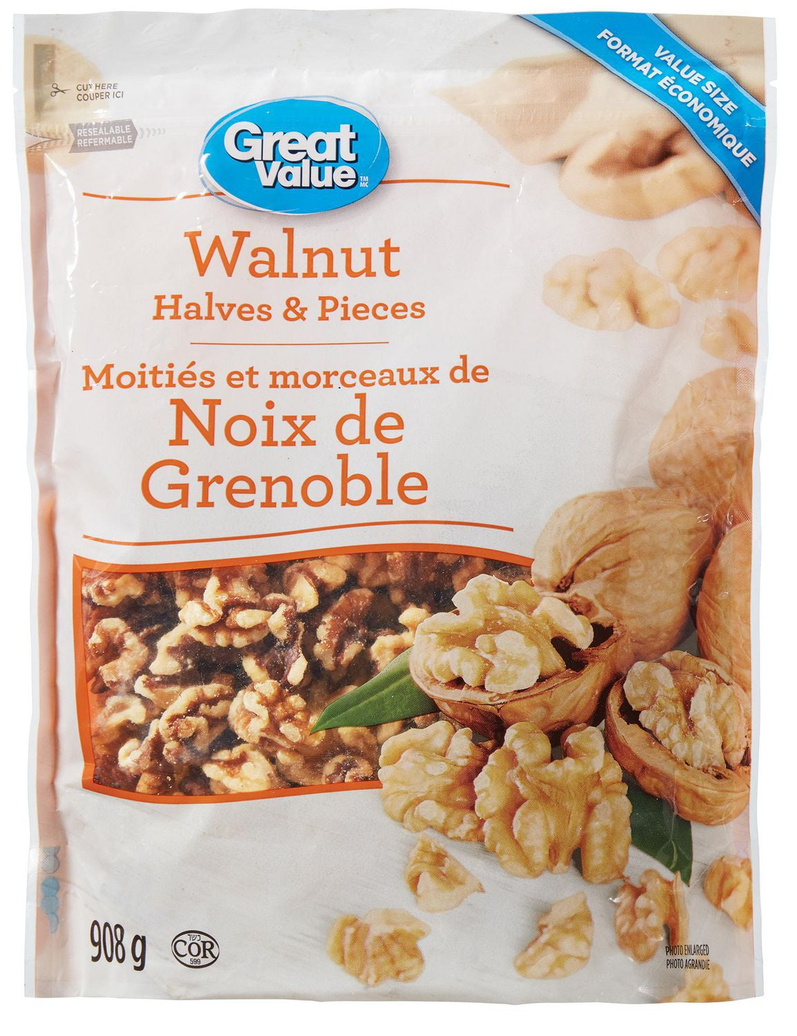 Great Value Walnut Halves & Pieces | Walmart Canada