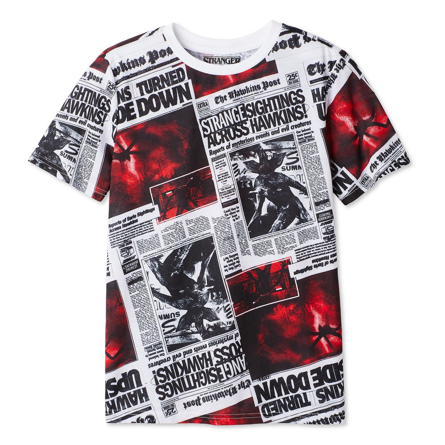 Click here for Stranger Things Boys Printed T-Shirt Xs prices