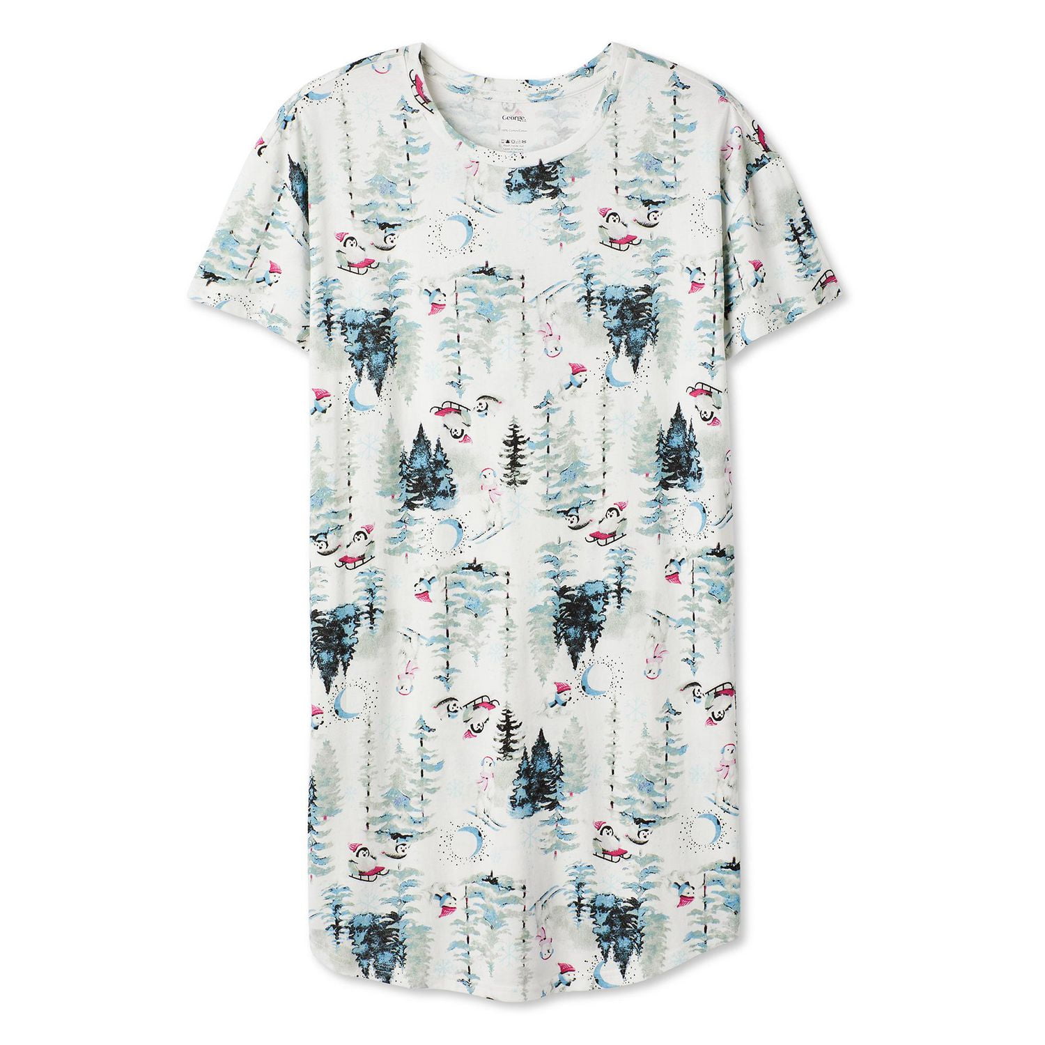 Click here for George Womens Crew-Neck Nightshirt L prices