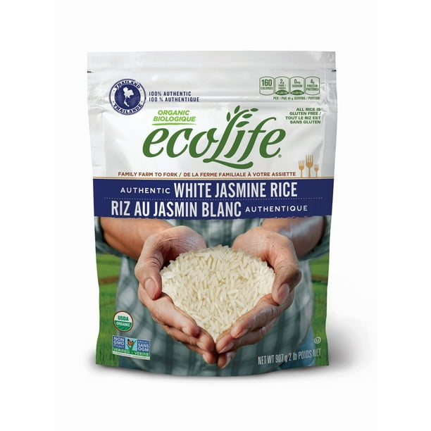 ecoLife Organic Authentic White Jasmine Rice, 907 g - Walmart.ca