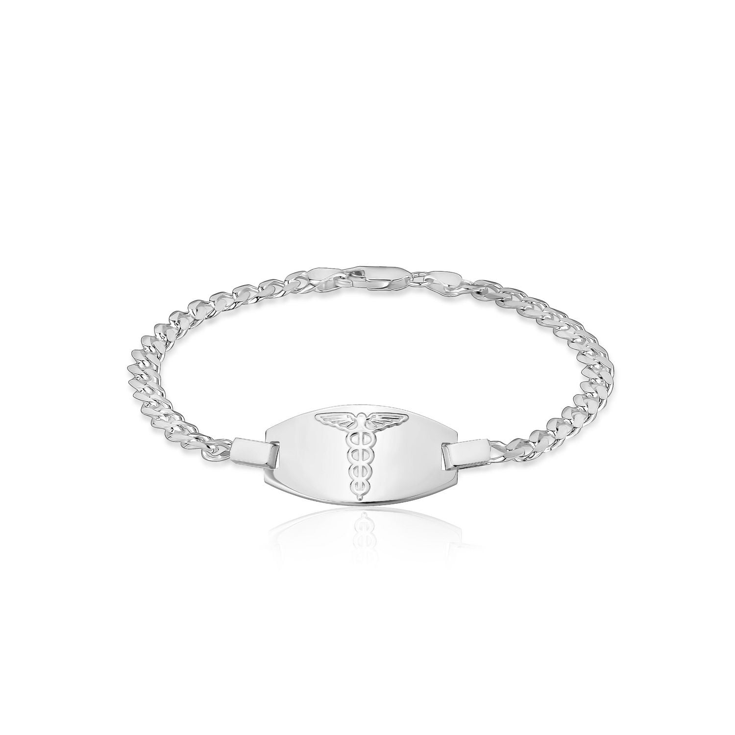 Click here for Charisma Mens Heavy Curb Medic Alert Bracelet 8.5... prices