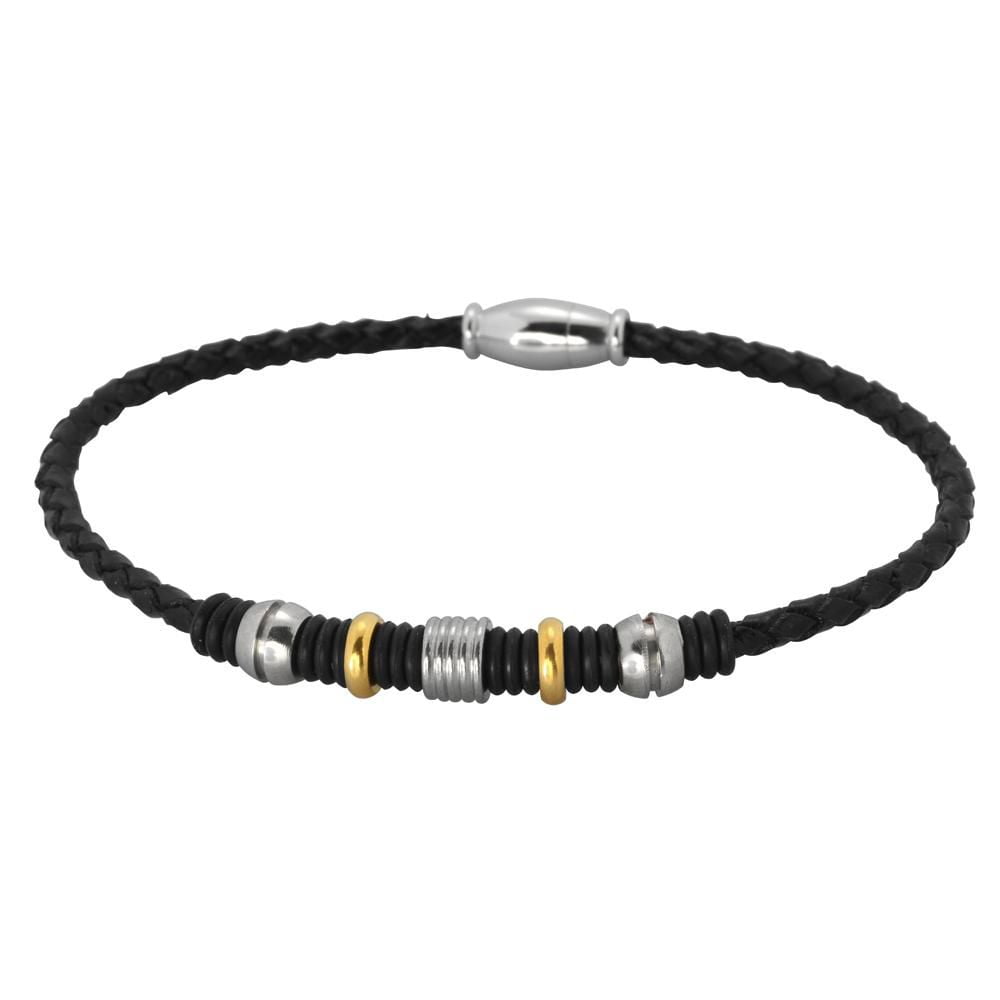 Click here for Stingray Leather Braided And Beaded Tri-Ton Mens B... prices