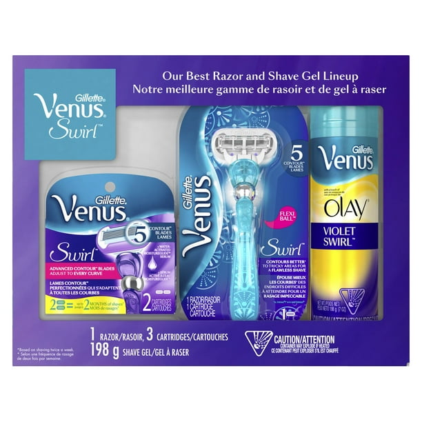 Gillette Venus Swirl Holiday Gift Set - Walmart.ca