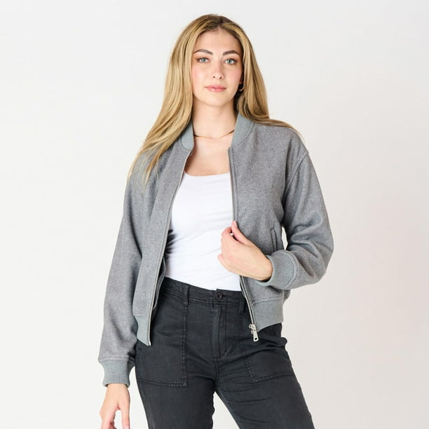 DV Wool Bomber Jacket, Wool Bomber Jacket - Walmart.ca