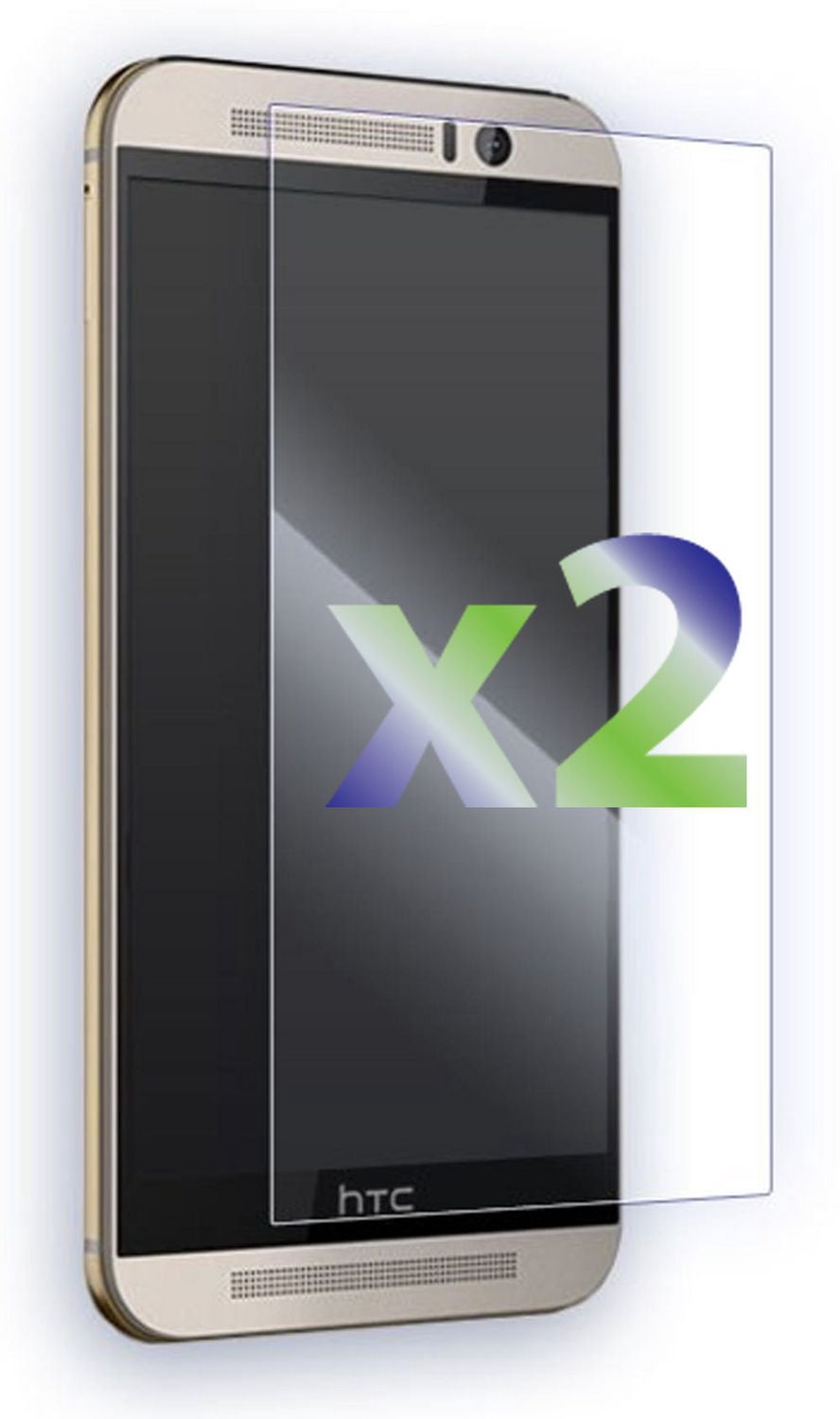 Exian Screen Protector for HTC One M9 Plus, Clear - 2 Pieces | Walmart ...