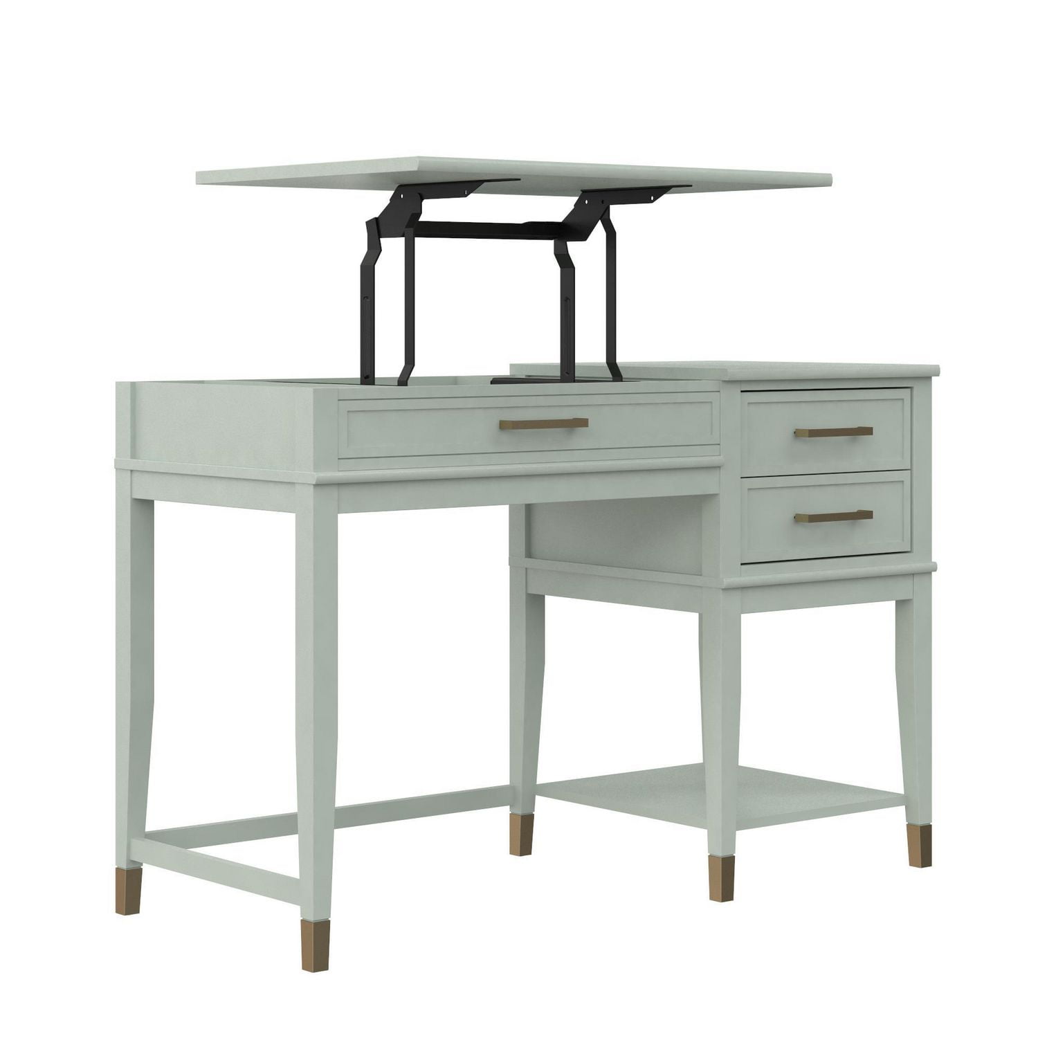CosmoLiving by Cosmopolitan Westerleigh Lift Top Computer Desk Black
