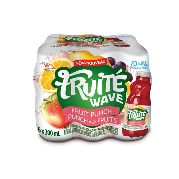 Fruit Punch Fruité Wave, 6x300mL - Walmart.ca