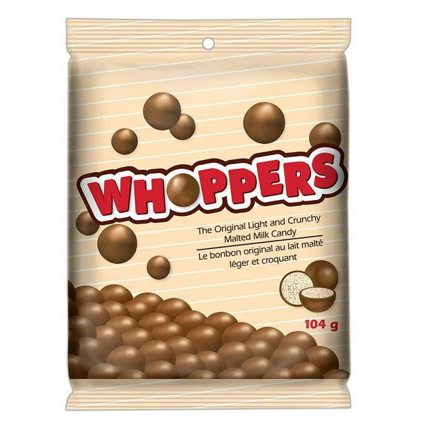 WHOPPERS Malted Milk Candy, 104g - Walmart.ca