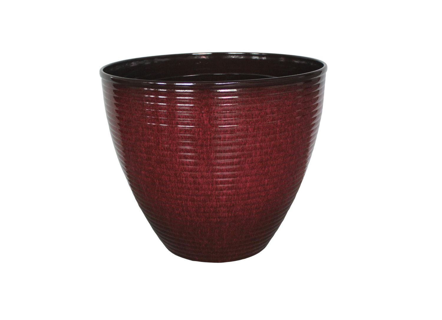 13 inch Rib Planter-Red | Walmart Canada