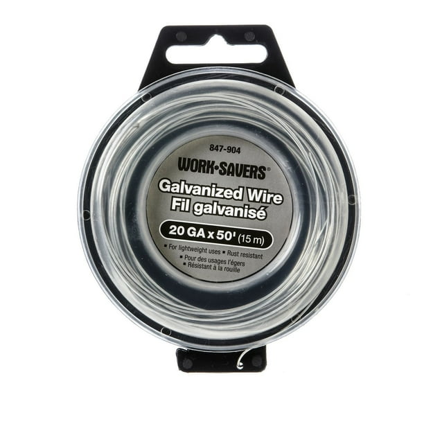 Worksavers Galvanized Wire, 20 GA x 50' - Walmart.ca