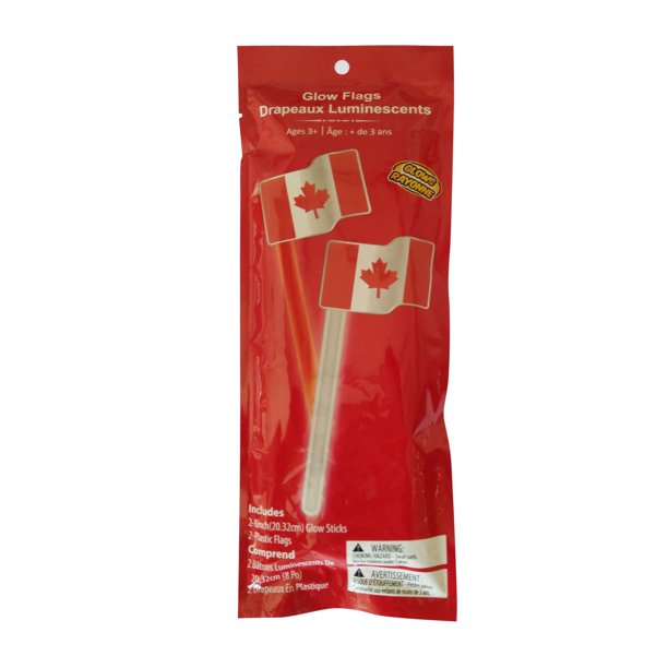 Canada Day Glow Flags - Walmart.ca