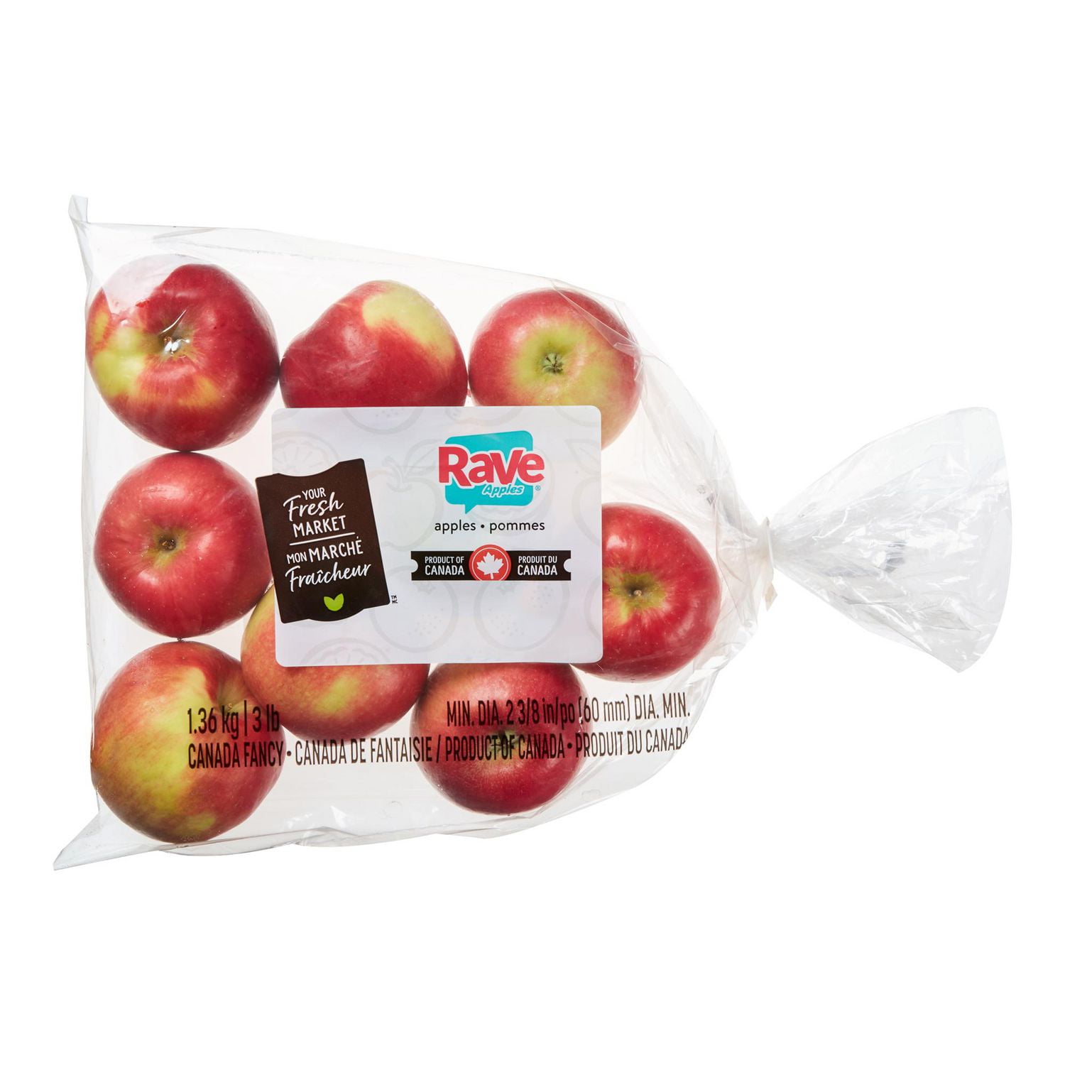 Apples, Rave, Your Fresh Market, 1.36 kg (3 lb) - Walmart.ca