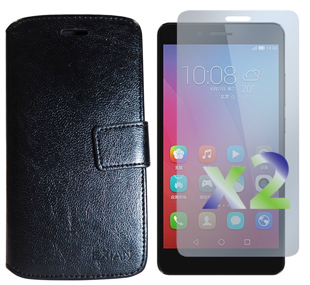 Exian Wallet Case for Huawei Honor 5X Case in Black | Walmart Canada