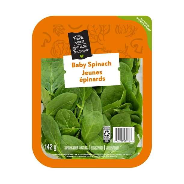 Baby Spinach 142g, 142g - Walmart.ca