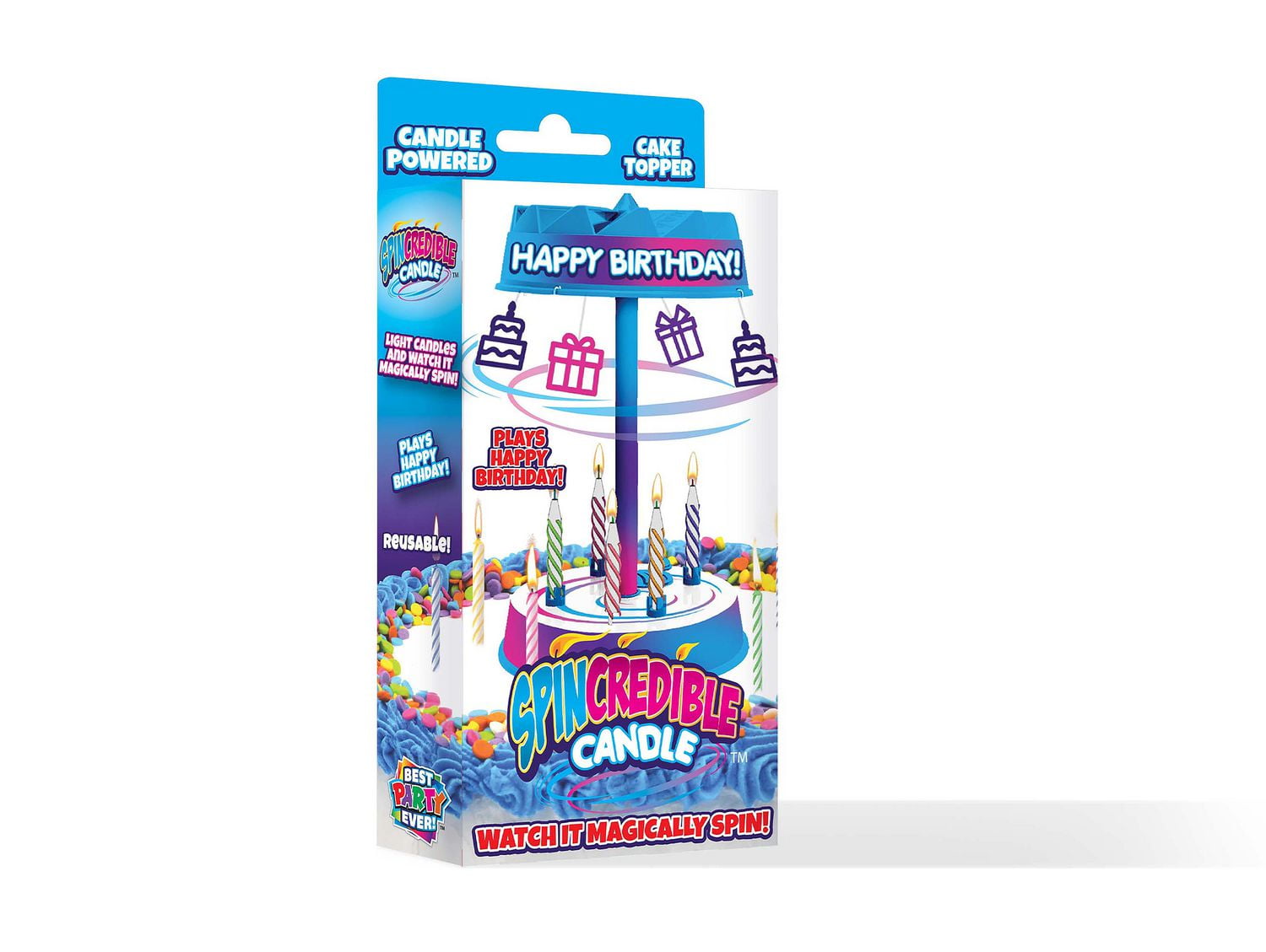 Candle - Party Popper! Cake Topper Gold and Silver | Walmart Canada