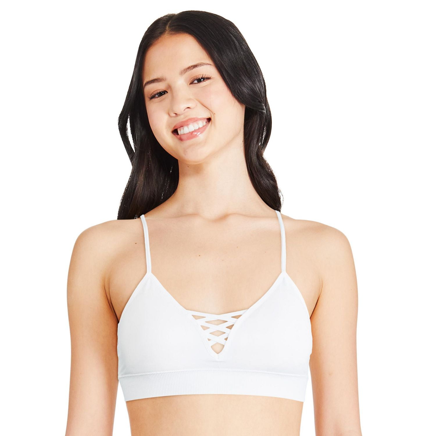 Click here for No Boundaries Womens Strappy Cami Bra M prices