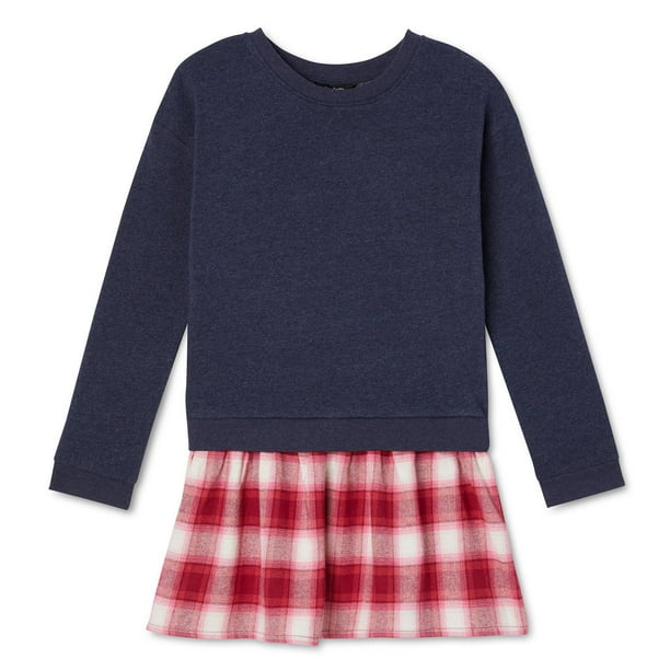 George Girls' Sweatshirt and Woven Dress - Walmart.ca