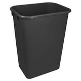 Storex Large/Tall Waste Basket, Black (case of 4) - Walmart.ca