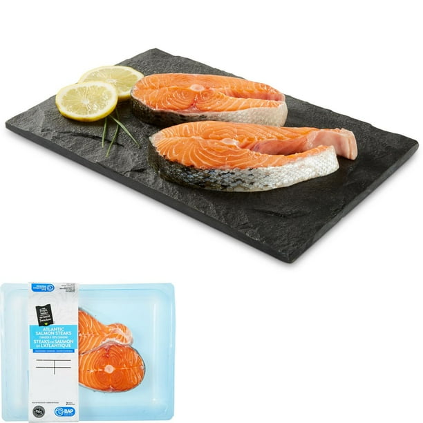 Your Fresh Market Atlantic Salmon Steaks, 2 pieces, 0.34 - 0.39 kg ...