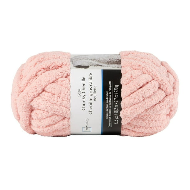 MAINSTAYS Rose Chunky chenille yarn, Chunky Chenille yarn - Walmart.ca