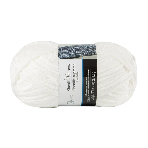 MAINSTAYS cozy ocean chenille yarn, Polyester 100% yarn - Walmart.ca