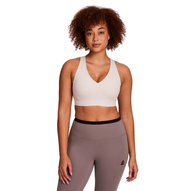 Soutien-gorge sport imprimé Strong Reebok avec bonnets amovibles pour ...