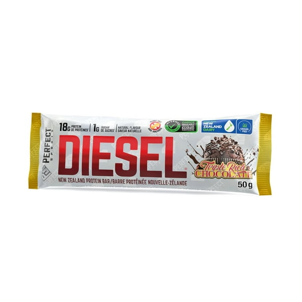 DIESEL New Zealand Protein Bar, Triple Rich Chocolate 50g/bar, DIESEL ...