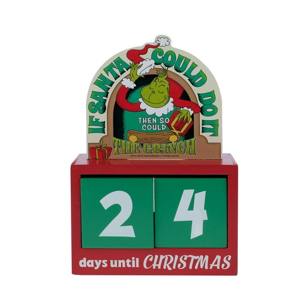Dr. Seuss' How the Grinch Stole Christmas Red Countdown Christmas ...