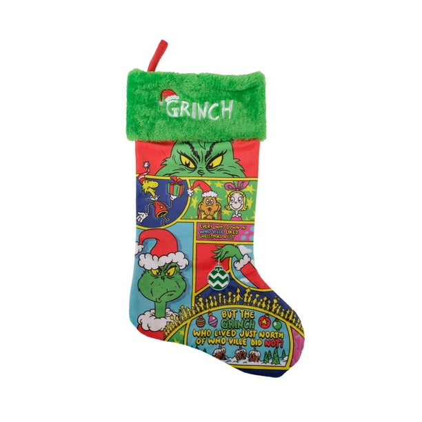 Dr. Seuss' How The Grinch Stole Christmas 20 inch Grinch Polyester ...
