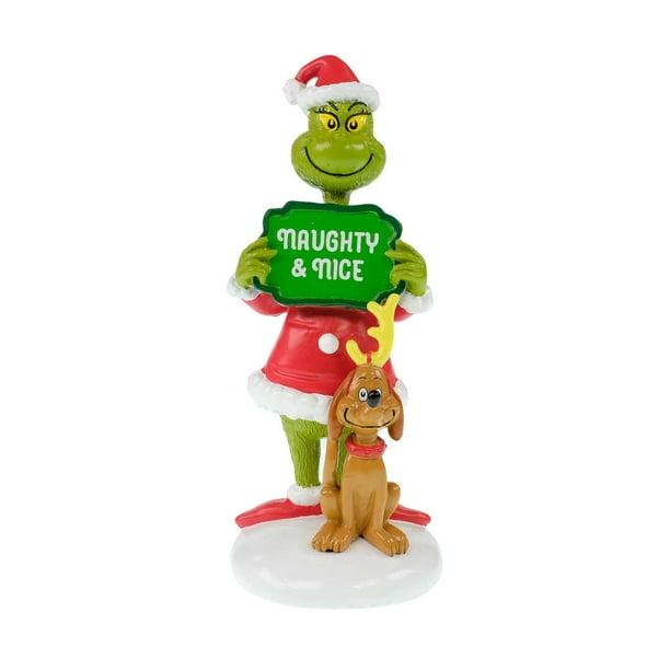 6 Inch Dr. Seuss How the Grinch Stole Christmas Grinch and Max Figurine ...