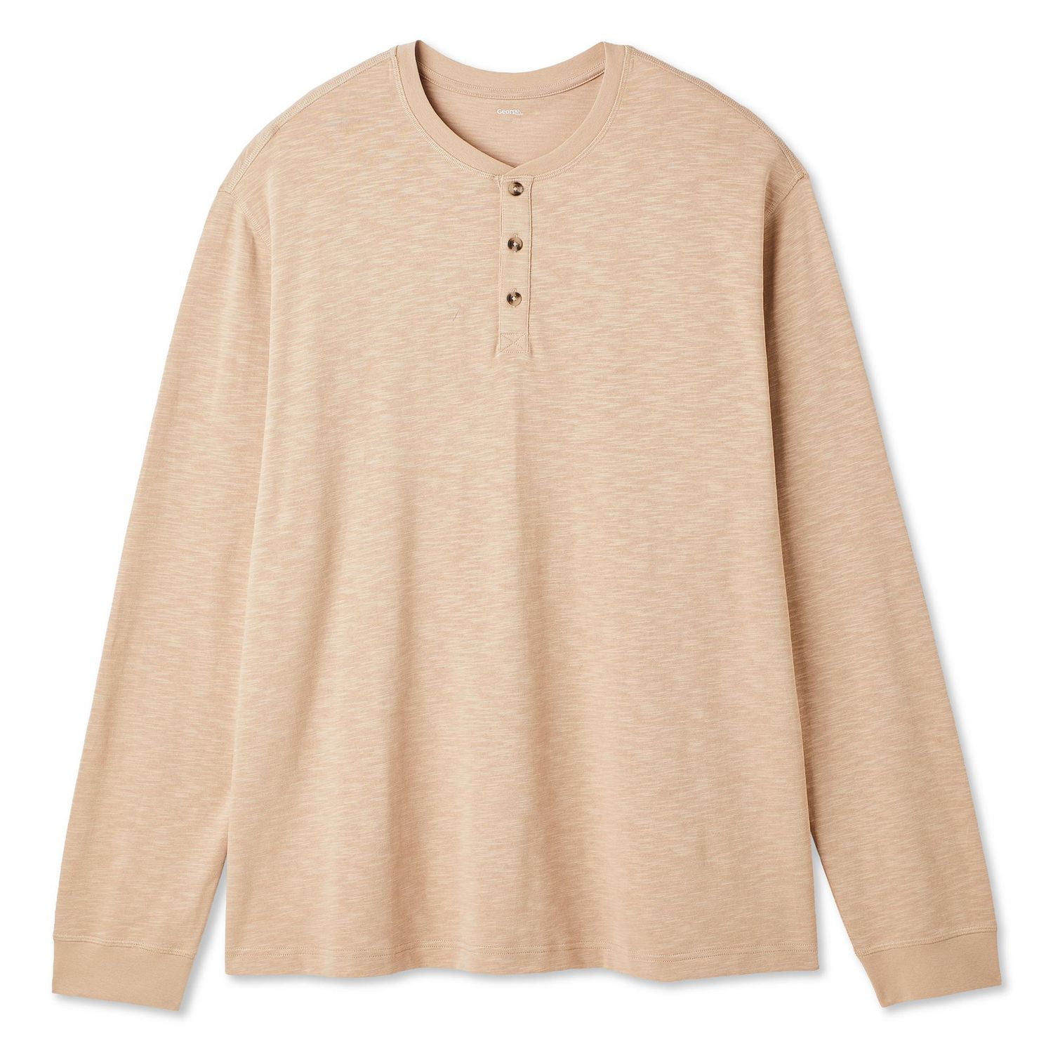 Click here for George Big Mens Long Sleeve Henley Tee 3xl prices
