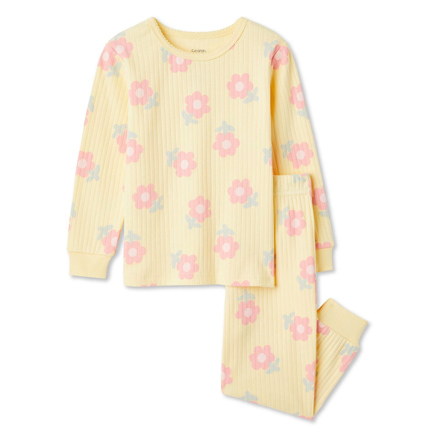 Click here for George Toddler Girls Two Piece Pajama Set 5t prices