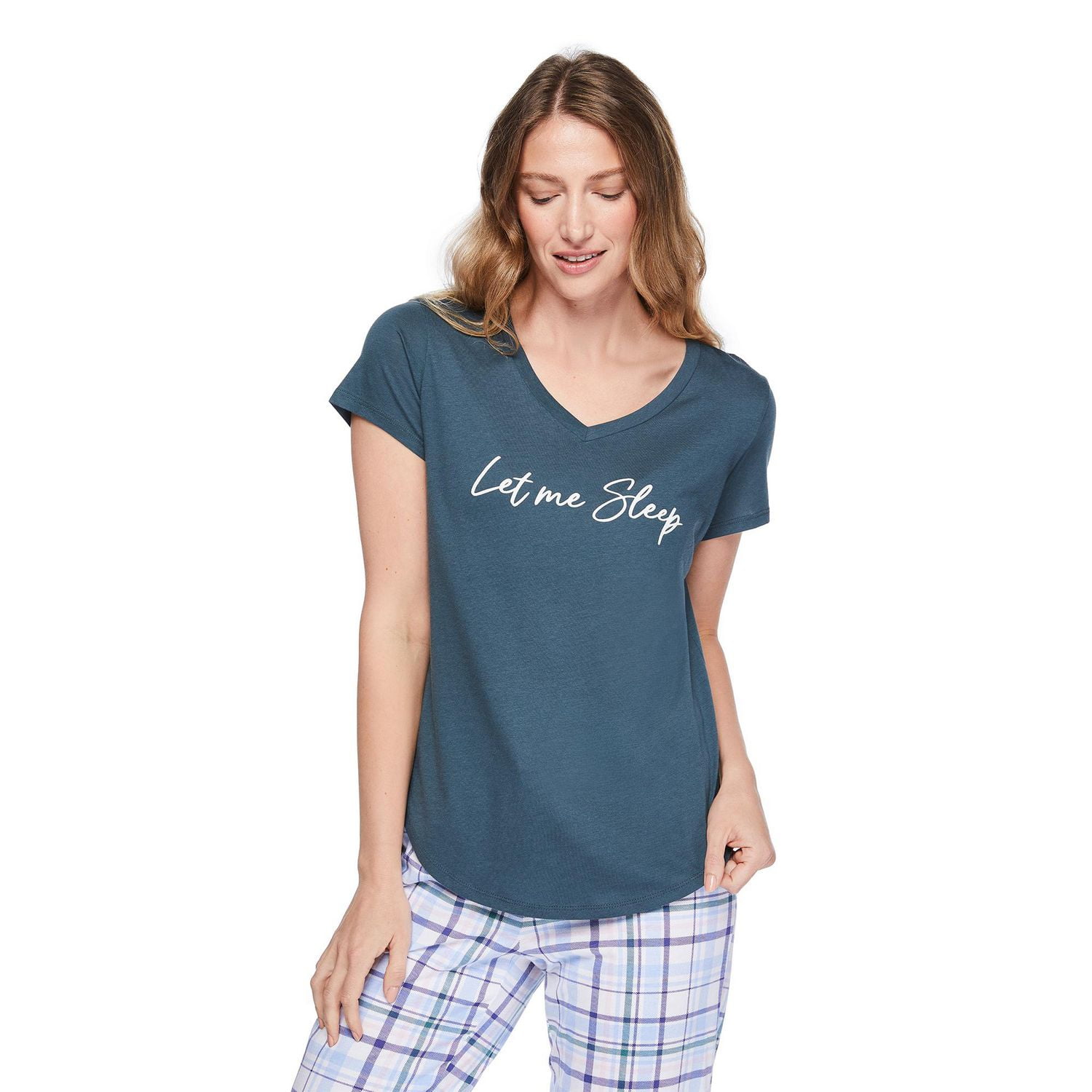 Click here for George Womens Plus V-Neck Sleep T-Shirt S prices