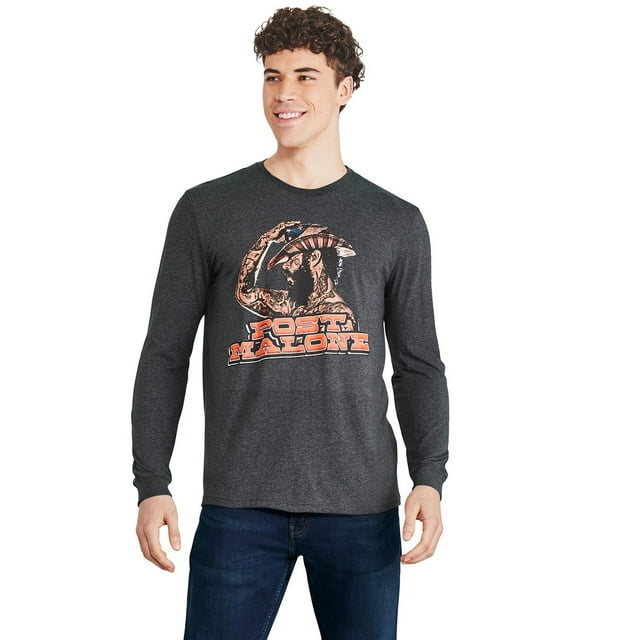 Post Malone Men's Long-Sleeve T-Shirt - Walmart.ca