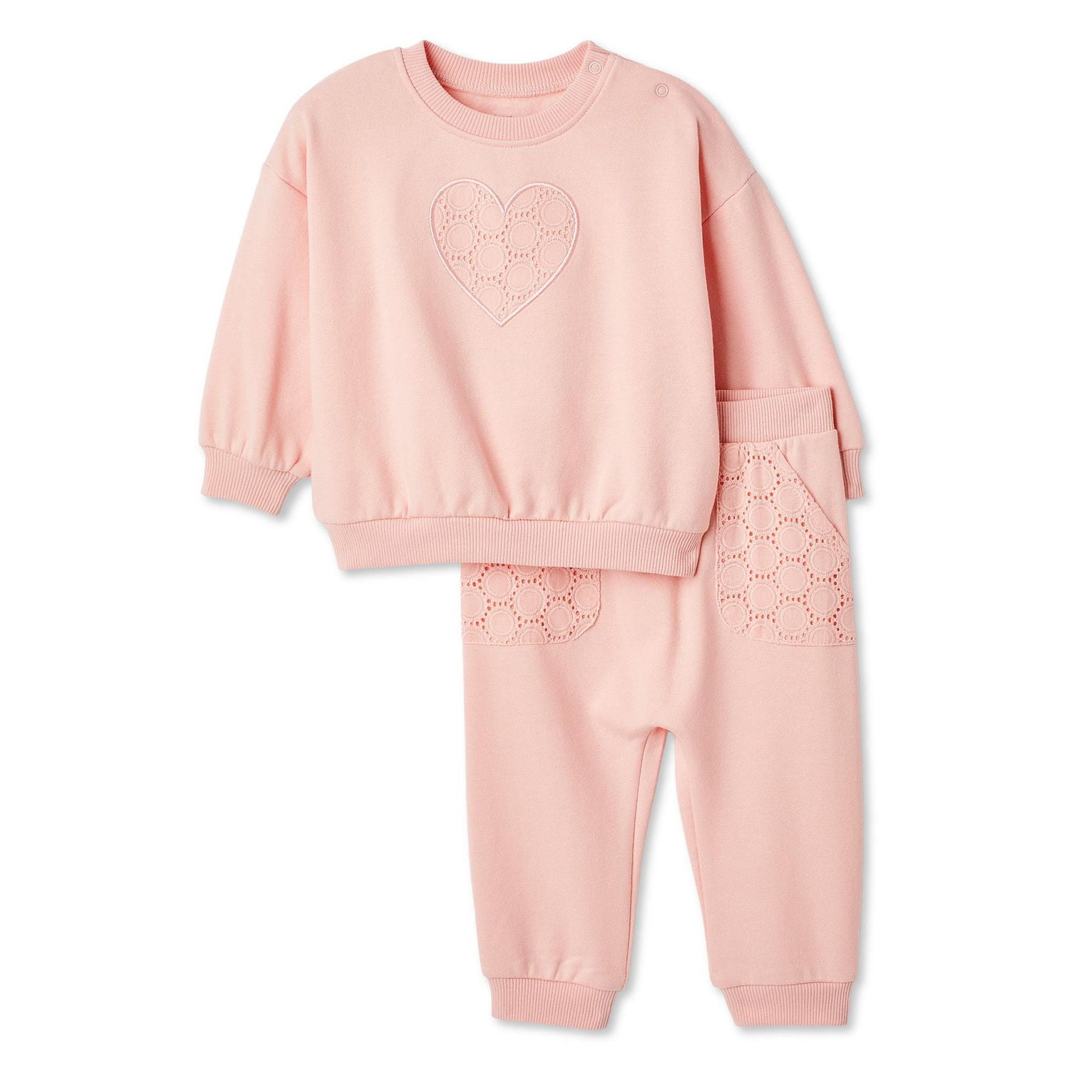 Click here for George Baby Girls Two Piece Jogger Set 0-3 Months prices