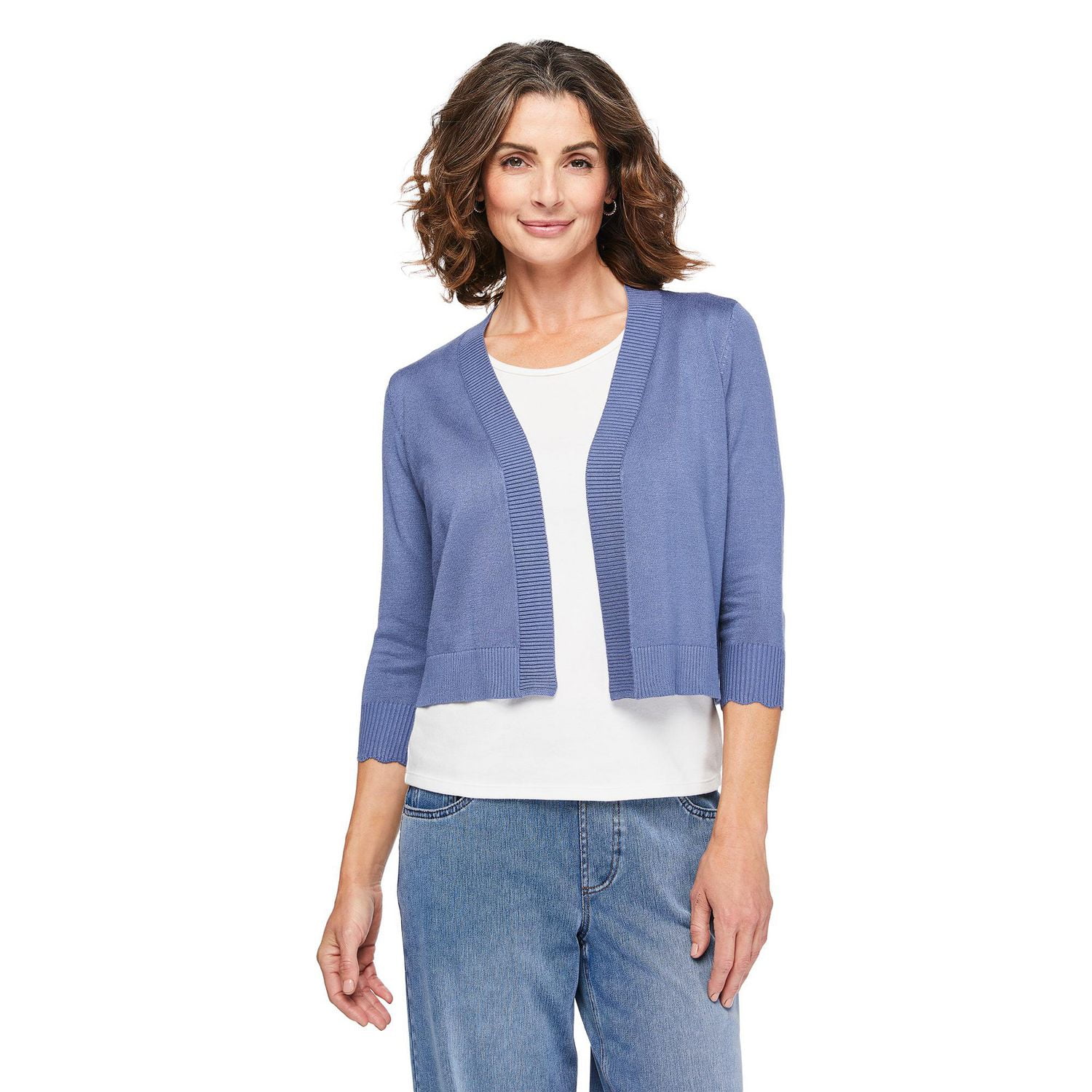 Click here for Iyla Womens 3/4 Sleeve Knit Shrug Xxl prices