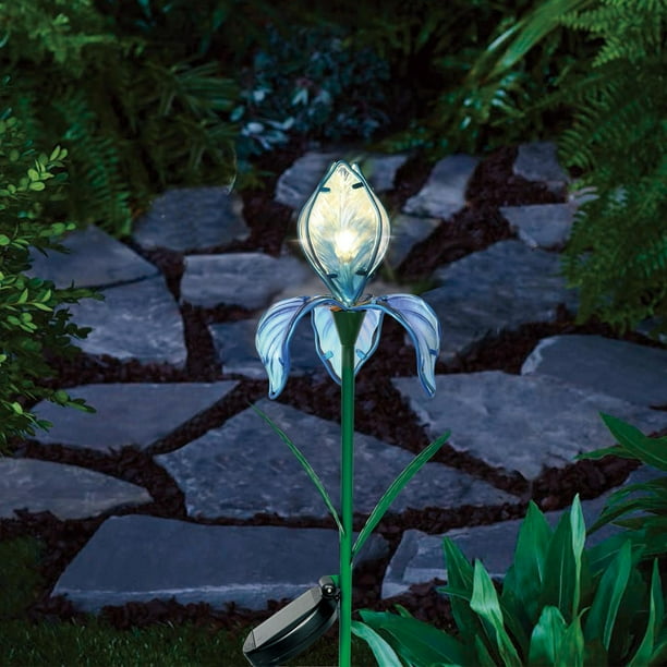 Hometrends Solar Flower Garden Stake Outdoor Lighting LED - Walmart.ca