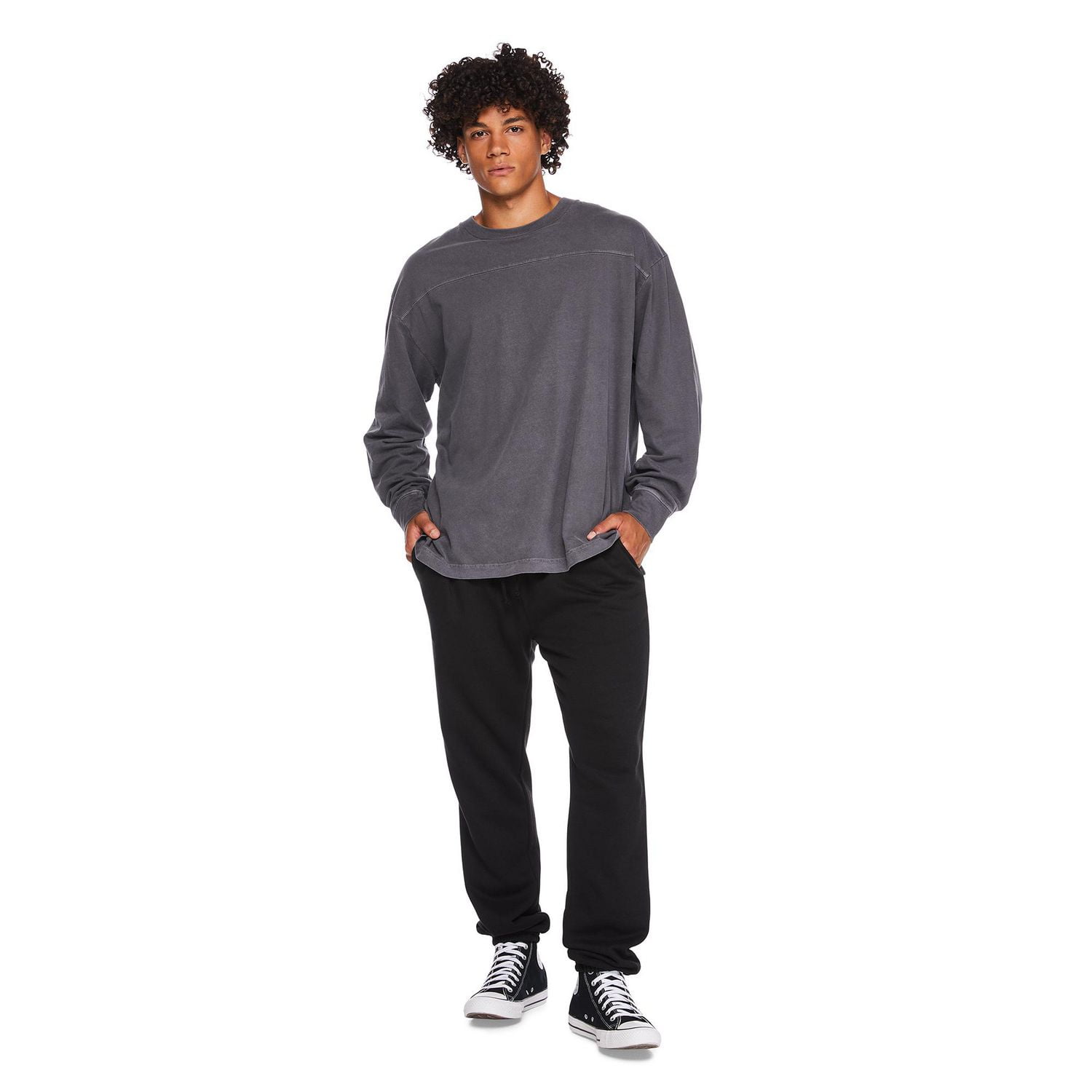 Click here for No Boundaries Cotton Washed Long Sleeve Tee M prices