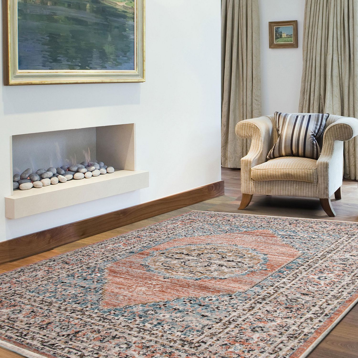 ECARPET Serena Copper Rug | Walmart Canada