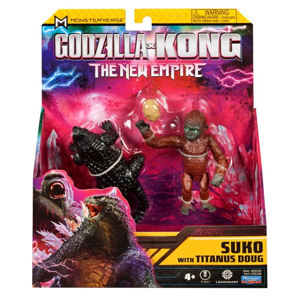 Godzilla x Kong 6" Suko with Titanus Doug Figure by Playmates Toys ...