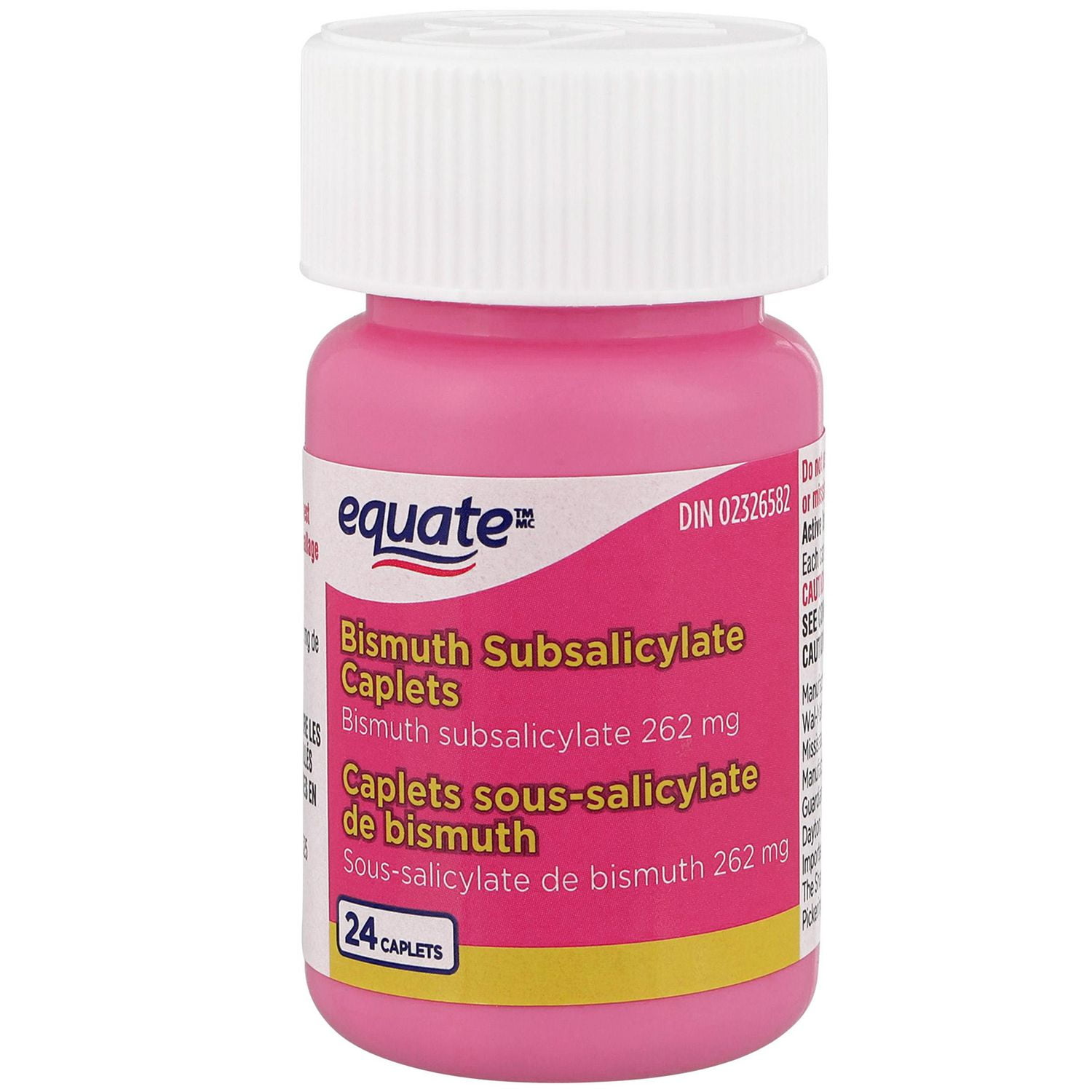 Equate Bismuth Subsalicylate Caplets, 24 Caplets - Walmart.ca