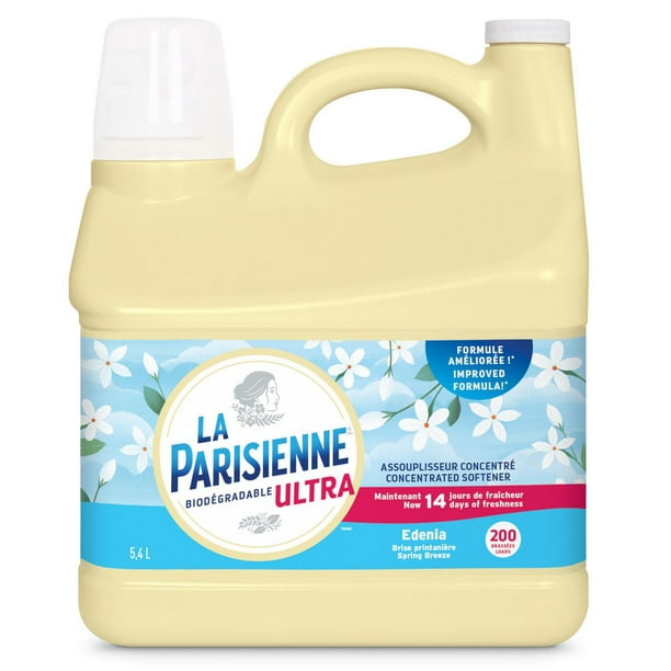 La Parisienne Ultra Fabric Softener Edenia 5 4l 200 Wash Loads Lp