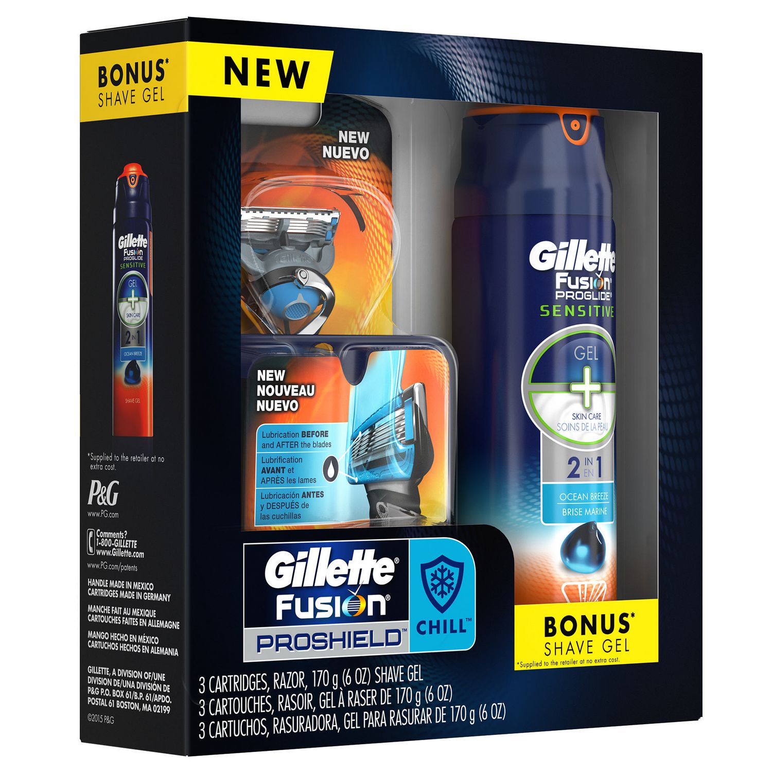 Gillette Fusion ProShield Chill™ Men's Razor Kit | Walmart Canada