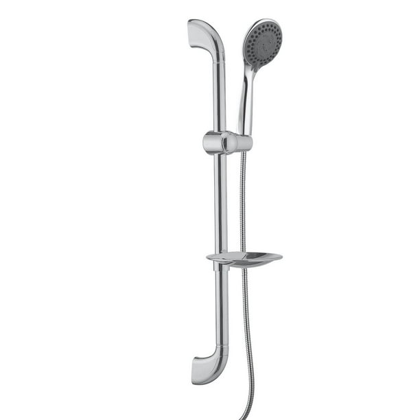 The akuaplus adjustable shower post system with 5 settings hand shower ...